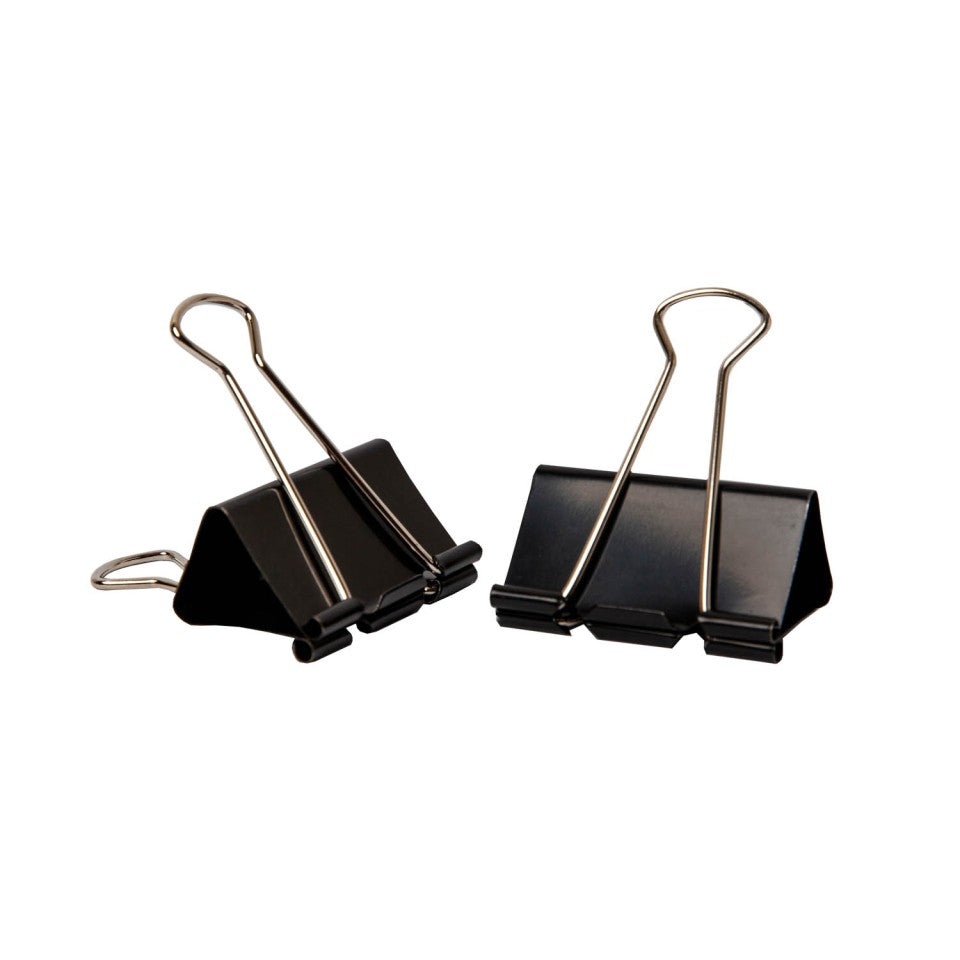Foldback Clips 51mm, Box of 12, Stationery Online – Stationery Online NZ