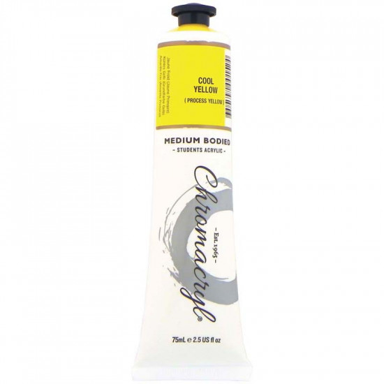 Chromacryl Paint Cool Yellow 75ml
