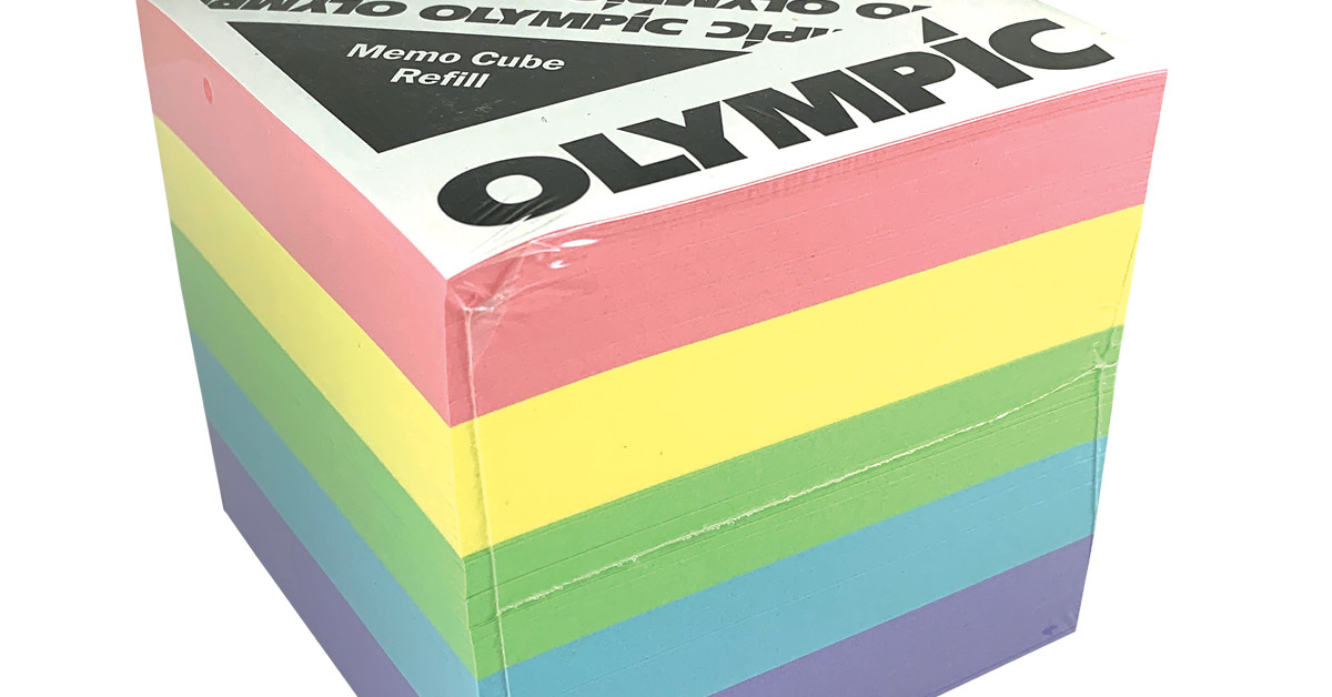 Olympic Memo Cube Full Height Refill