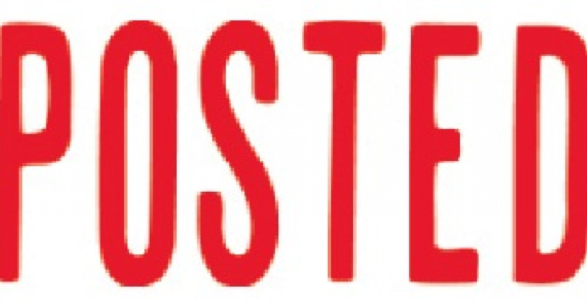 X-Stamper 'Posted' Self-Inking Stamp With Red Ink
