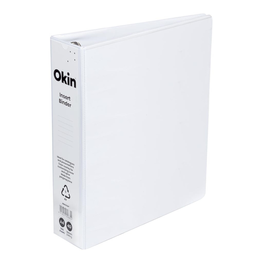 Okin Insert Binder A4 4D 50mm White