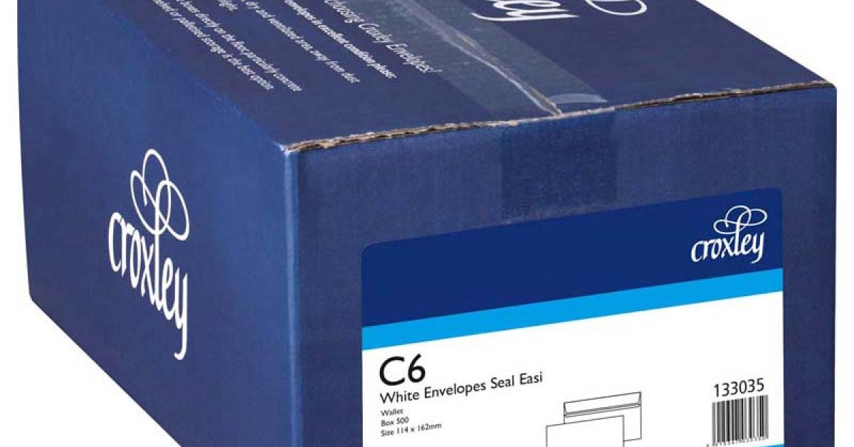 Croxley FSC Mix Credit Envelope C6 Seal Easi Wallet Box 500