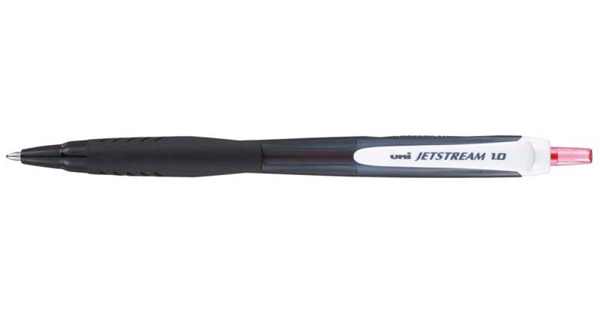 Uni Pen Jetstream Red Retractable Medium