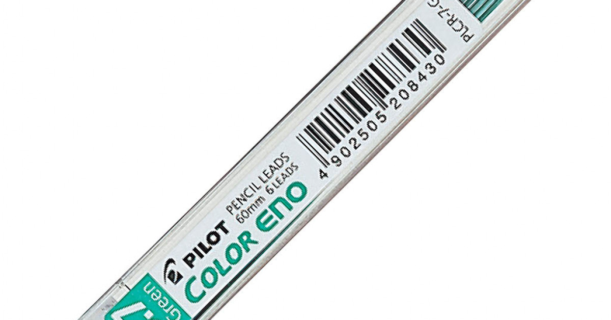 Pilot Colour Eno Mechanical Pencil HB Coloured Leads 0.7mm Green (PLCR-7-G)