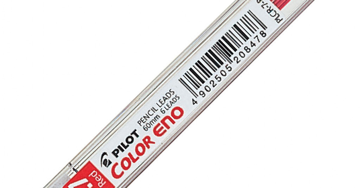 Pilot Colour Eno Mechanical Pencil HB Coloured Leads 0.7mm Red (PLCR-7-R)